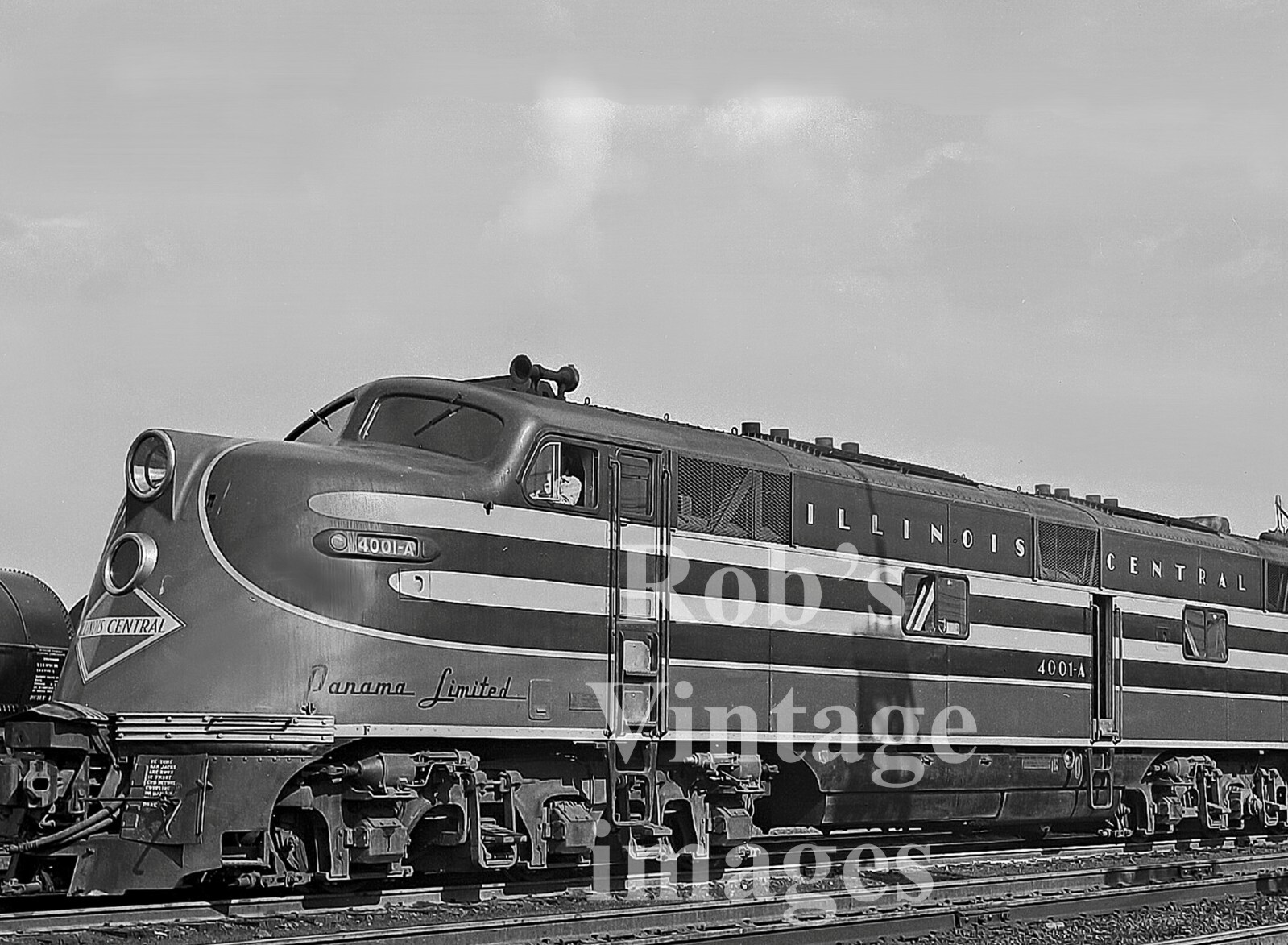 Illinois Central Photo Panama Limited E6A Locomotive 4001A ICRR ...
