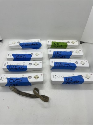 Wii Remote Parts Or Repair Lot Of 8 As Is Could Have Other Issues | eBay
