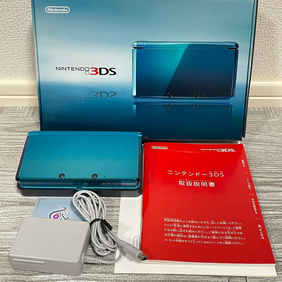 Nintendo 3DS CIB Rank A Console w/ Manual BOX Tested Choose Color ...