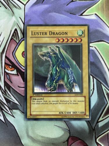 LOD-050 Luster Dragon Super Rare 1st Edition Yugioh Card NM | eBay UK