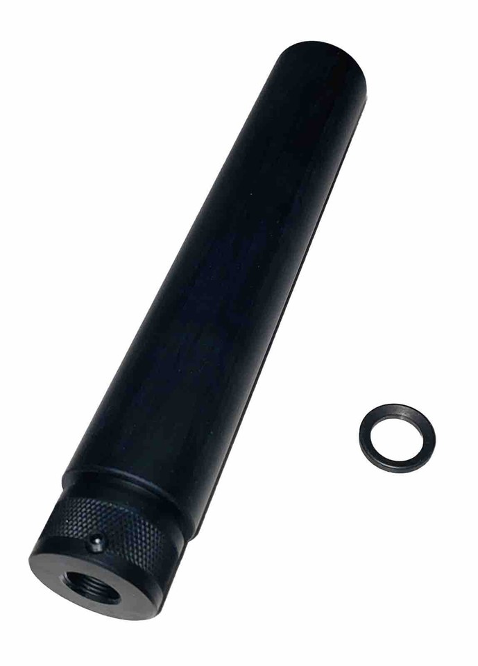 Aluminum Linear Muzzle Brake 1/2X28 TPI Barrel Extension Tube For 9mm ...