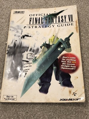 Final Fantasy VII Official Strategy Guide Brady Games 9781566867146 | eBay