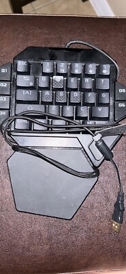 Miracle Snail: RGBK50 one-Hand Mechanical Gaming Keyboard, USB Wired | eBay