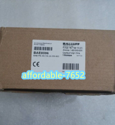 BAE0006 BAE PS-XA-1W-24-050-003 balluff Control cabinet power supply ...