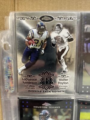 2007 WALTER PAYTON LADAINIAN TOMLINSON Topps Chrome RBRD-TP MINT! | eBay