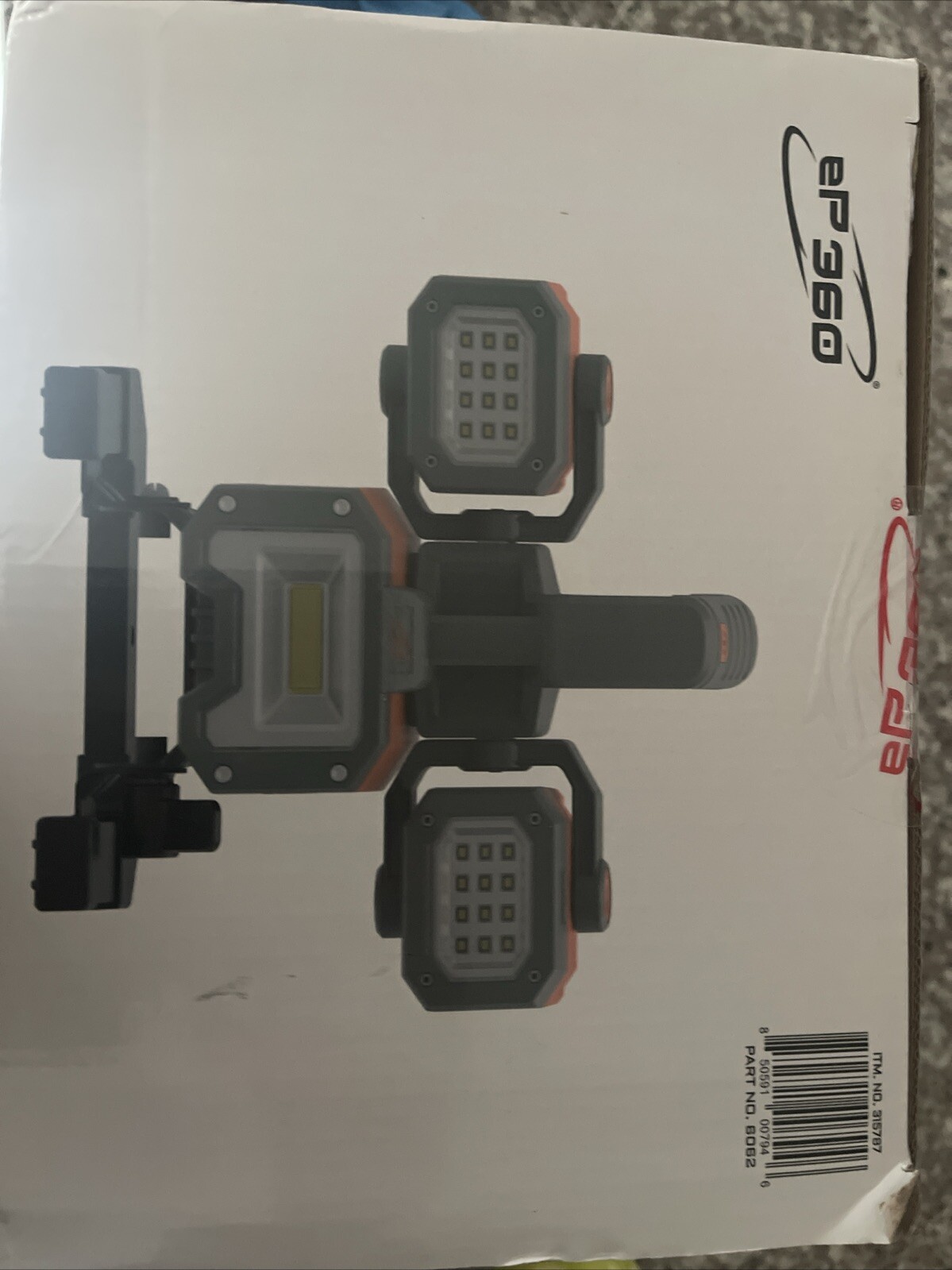 Sirius Ep360 Rechargeable 2000 Lumens LED Worklight & Spotlight for ...