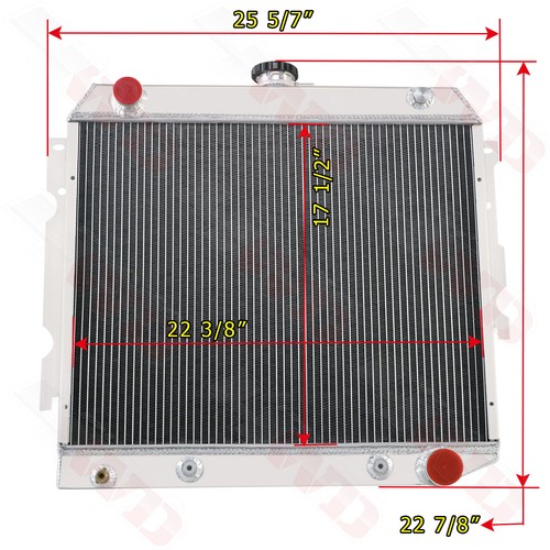 Aluminum 4 Row Radiator Fit Dodge Challenger 1970-1974/Charger/Coronet ...