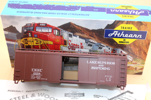 ATHEARN HO SCALE LS&I 40' BOXCAR KIT | eBay