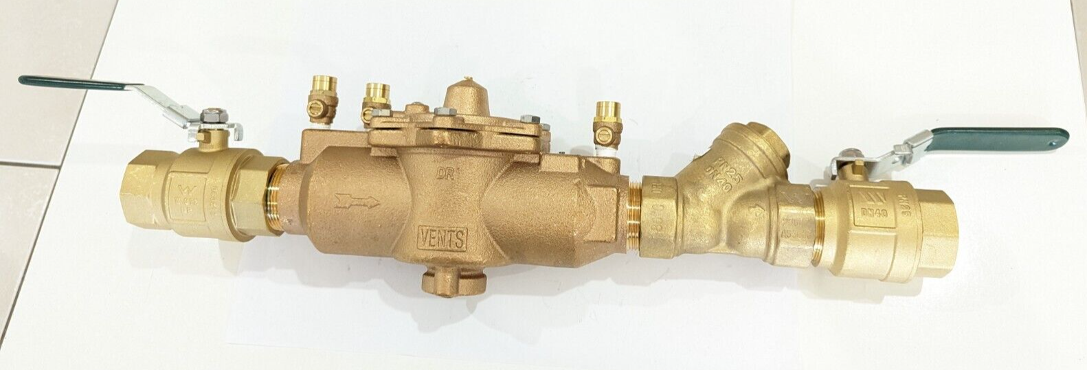 Watts 009-040-LBS 40mm RPZ Reduced Pressure Zone Backflow Preventer ...