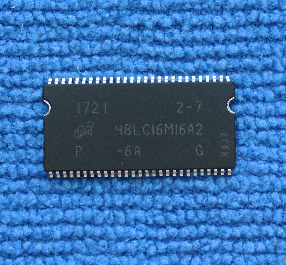 2pcs MT48LC16M16A2P-6A :G DRAM Chip SDRAM 256Mbit 16Mx16 3.3V TSOP-54 ...