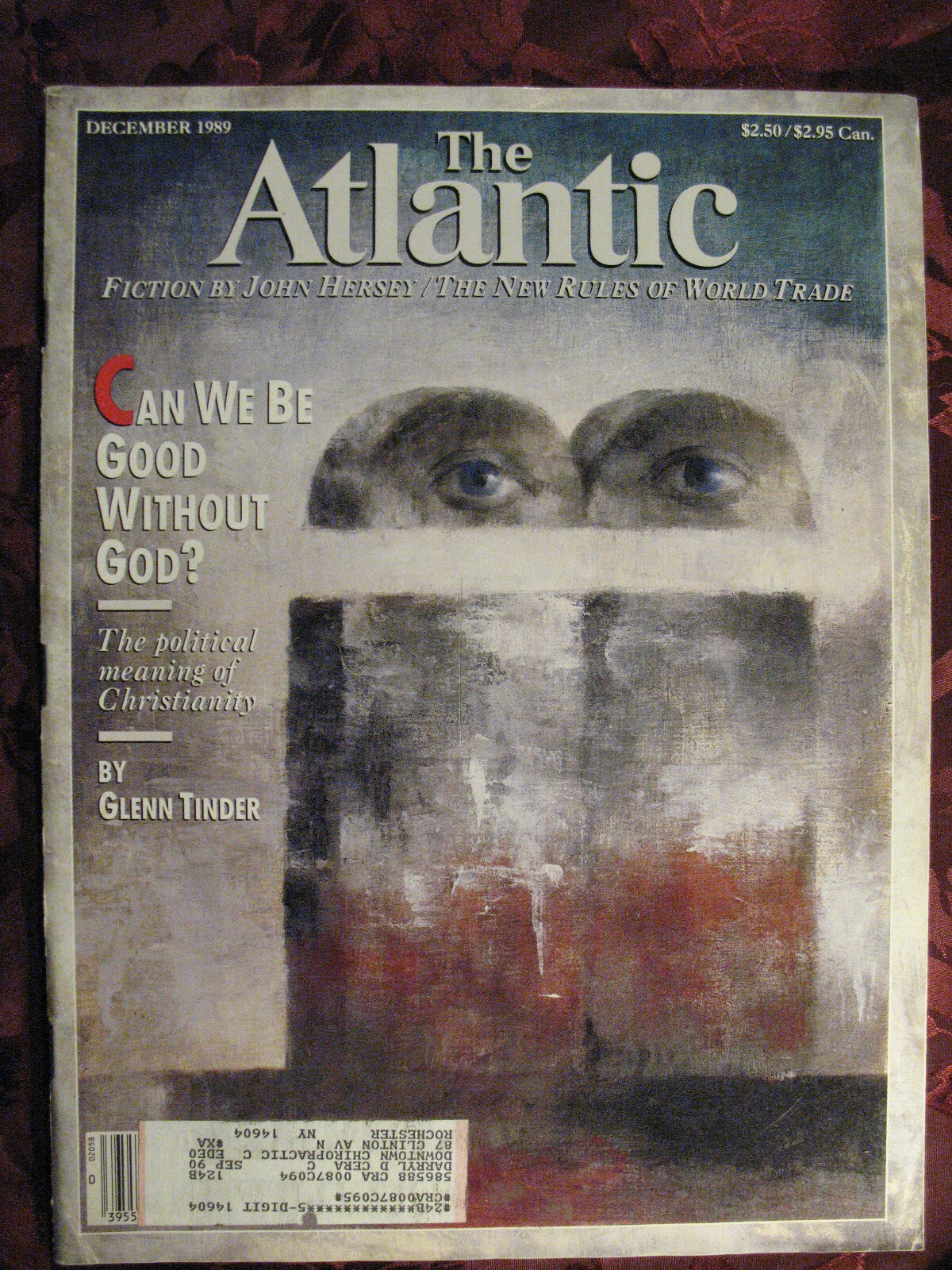 ATLANTIC magazine December 1989 James Fallows Glenn Tinder William L ...
