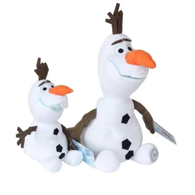 Frozen Olaf Snowman Plush Toy Soft Cartoon Huggable Movie Inspired ...