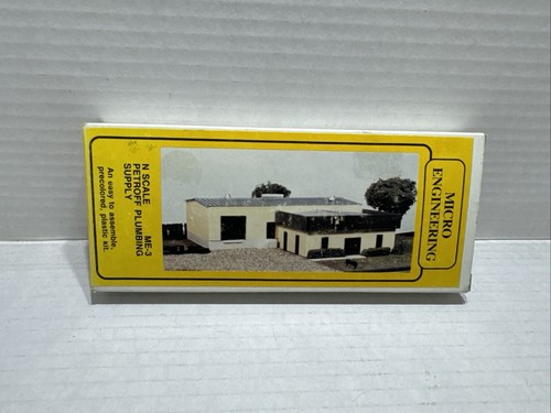 Micro Engineering N Scale Petroff Plumbing Supply Building #Me –3 For ...