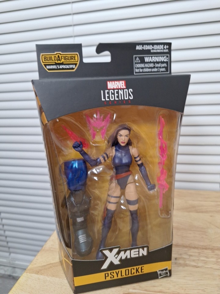 Marvel Psylocke Apocalypse BAF Wave Rare Purple Hair Variant 6" Figure ...