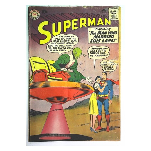 Superman #136 - 1939 series DC comics Fine minus / Free USA Shipping [f ...