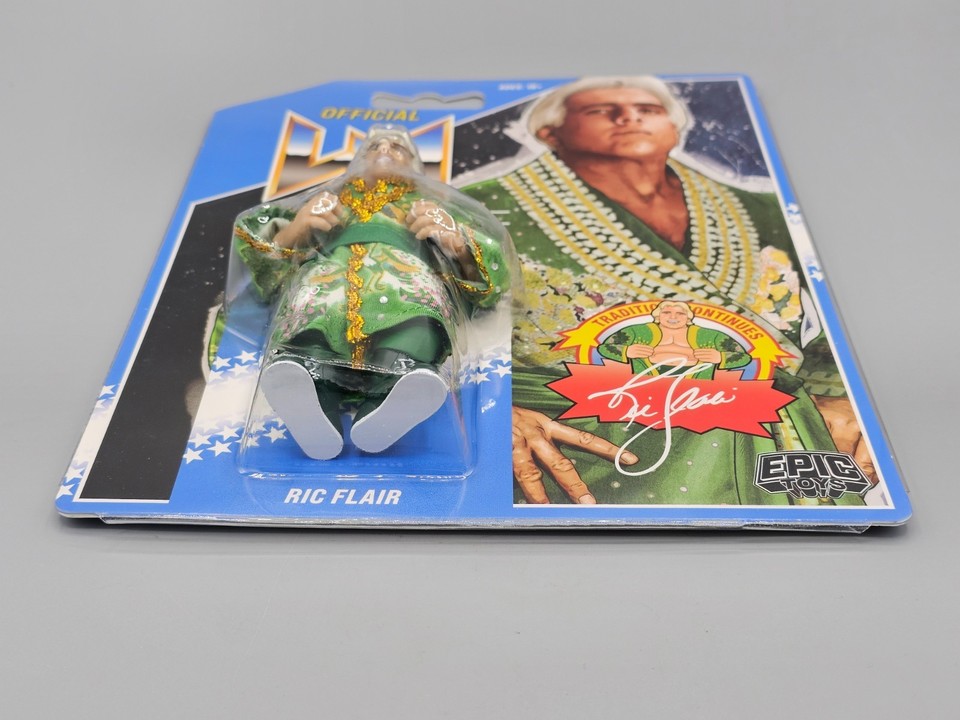 Epic Toys Ric Flair Series 4 MOC Retro Hasbro Style Wrestling Figure ...