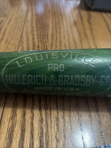 OAKLAND A's Sal Bando GREEN Little League Baseball Bat 1970 Hillerich ...