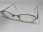 Sferoflex Eyeglasses Frame 2481 104 50-19-135 Silver Half Rimless Metal ...