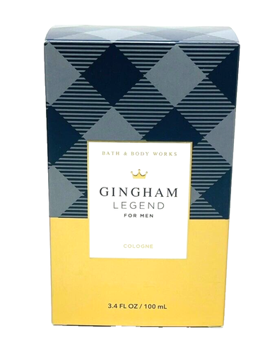 BATH & BODY WORKS GINGHAM LEGEND FOR MEN COLOGNE SPRAY 3.4 FL OZ / 100 ...