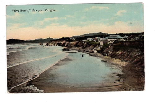 Newport, Oregon Nye Beach @ 1910 | eBay