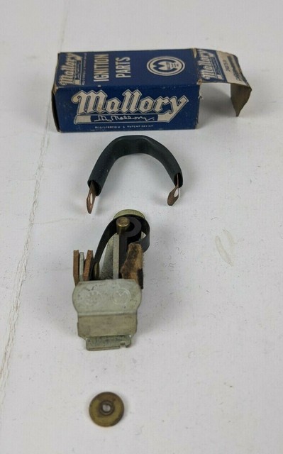 Vintage Mallory Distributor Points 24875-b 8 Cylinder NOS OEM YC ZC ...