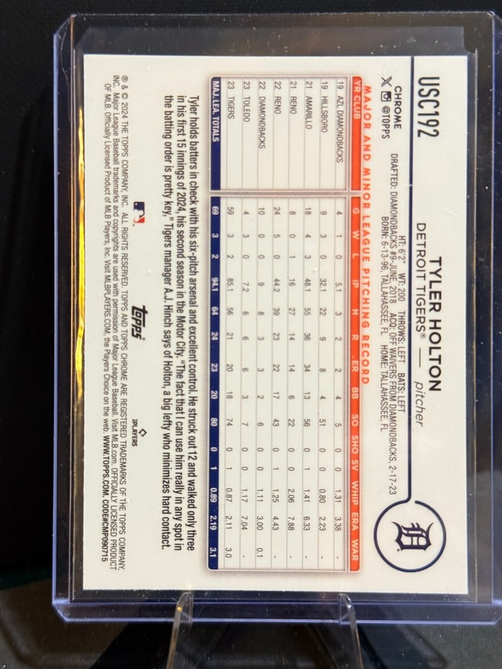 2024 Topps Update Series - #US33 Tyler Holton (RC) | eBay