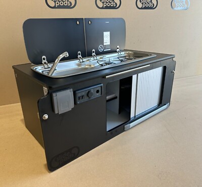 Slidepod Gen 3 Including Full Length Bed - Full Van Camping Set up ...