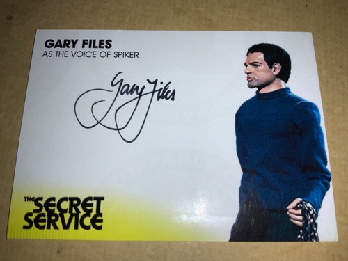 GERRY ANDERSON THE SECRET SERVICE GARY FILES GF2 AUTOGRAPH CARD SPIKER ...