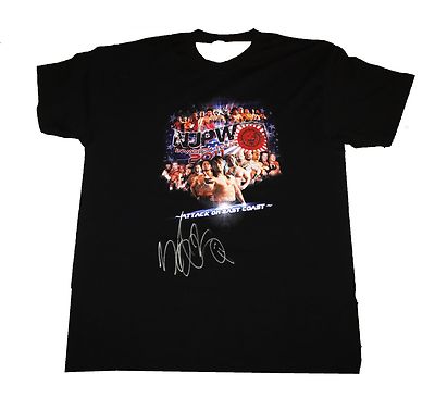 WWE NJAP NXT FINN BALOR AKA PRINCE DEVITT HAND SIGNED ADULT XL SHIRT ...