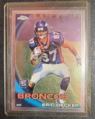 2010 Topps Chrome Eric Decker RC Card #C98 Rookie | eBay