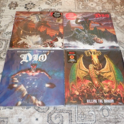 DIO 5 LP vinyl LOT Diamonds VG+ Vertigo Holy Diver Killing Dragon Pic ...