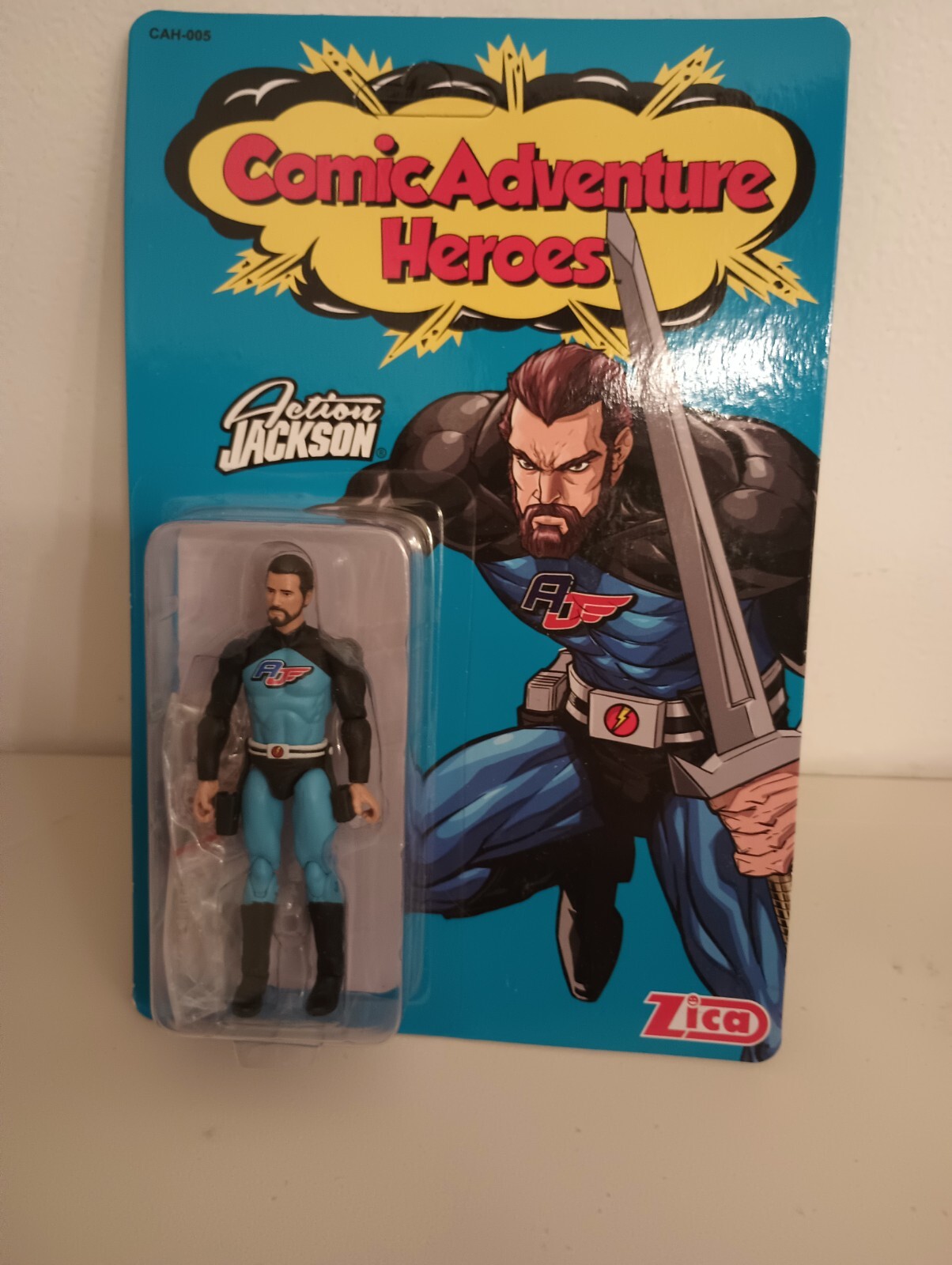 Comic Adventure Heroes Zica Captain Action Jackson Figure 1/18 4" | eBay