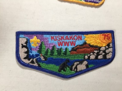 Kiskakon OA Lodge 75 S5 crouched bear plastic back Flap BSA Patch | eBay