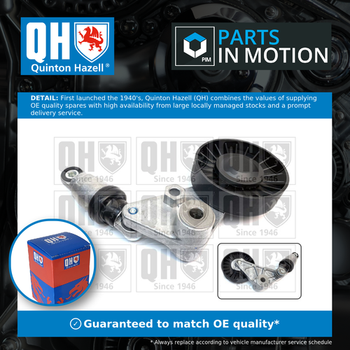 Aux Belt Tensioner fits OPEL VECTRA B, C 2.0D 97 to 06 Drive V-Ribbed ...