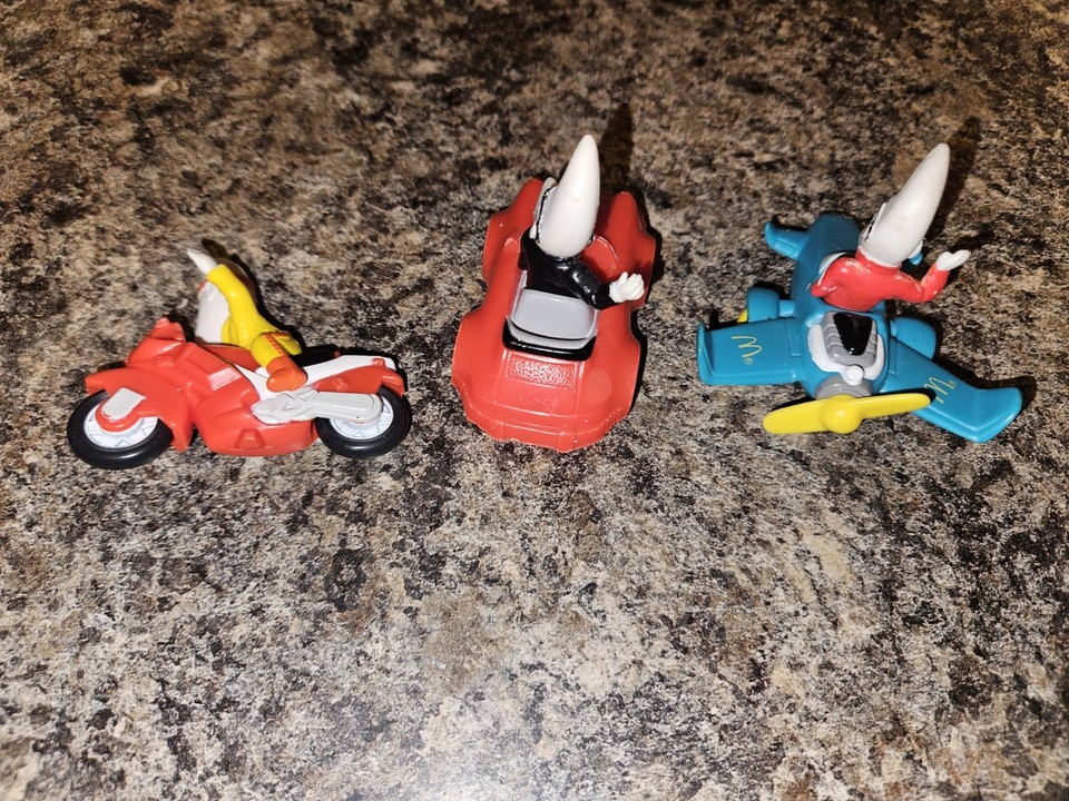 McDonalds Happy Meal Toys Mac Tonight 3 Piece Lot 1988 Vintage | eBay