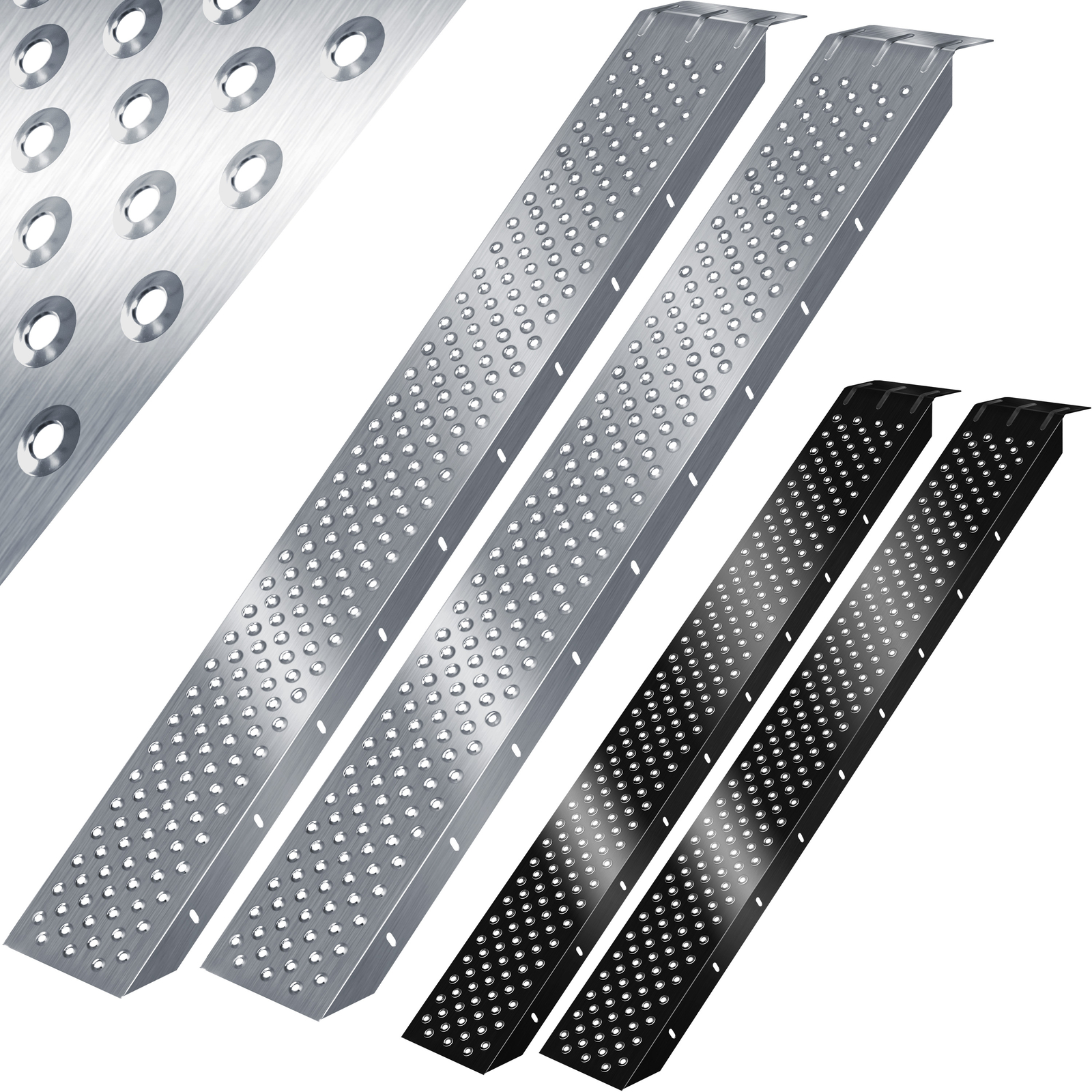 MASKO® 2x Auffahrrampe Verladerampe Verladeschiene Laderampe Motorrad ...