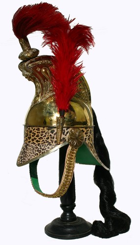 Dragoner Helm Tschako Casque de Dragons Shako Leopard Frankreich ...