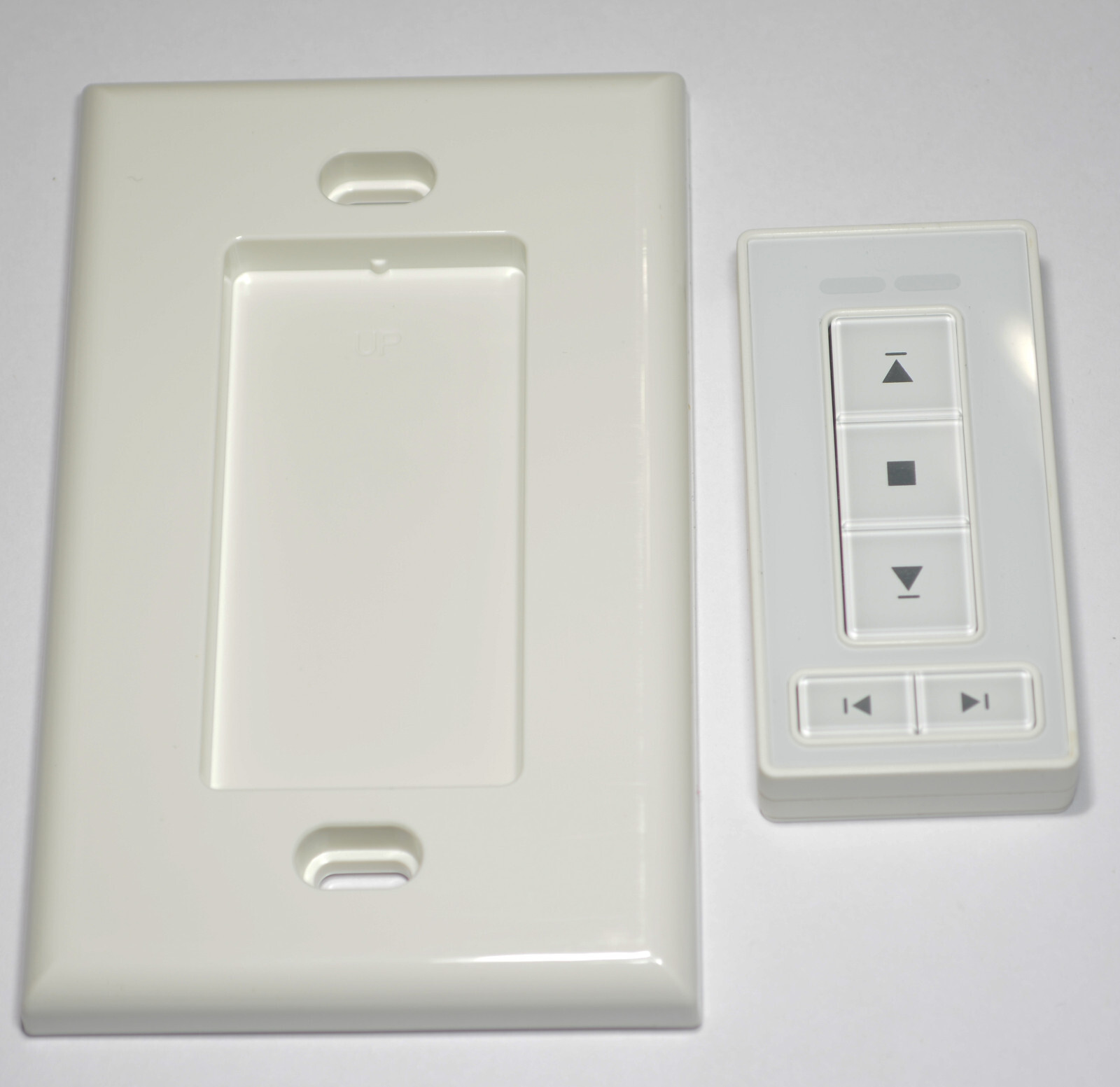 A-OK AC135-02 Roller Shade Motor Wall Mount Remote Control - White - 2 ...