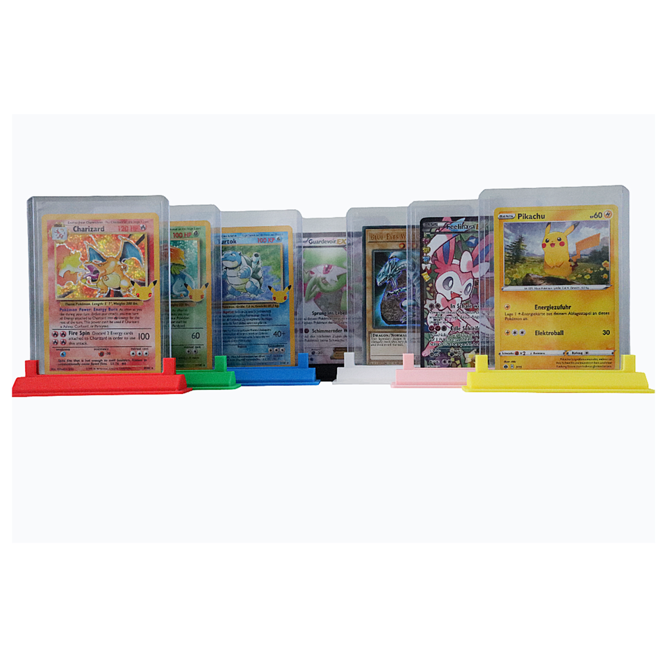 Kartenständer Pokemon Yu-Gi-Oh! Lorcana für Toploader Display Ständer ...