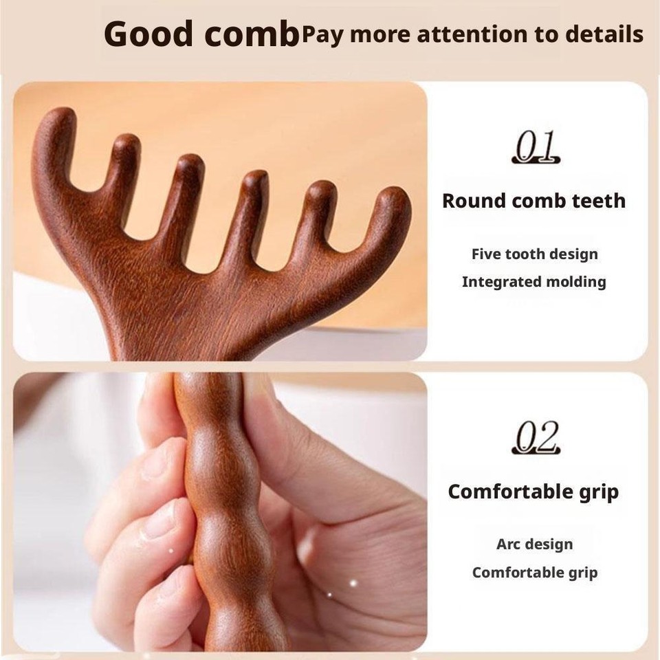 Head Massage Comb Tool SPA Makeup Face Body Hair Brush Head Q4N8 Z7I9 ...