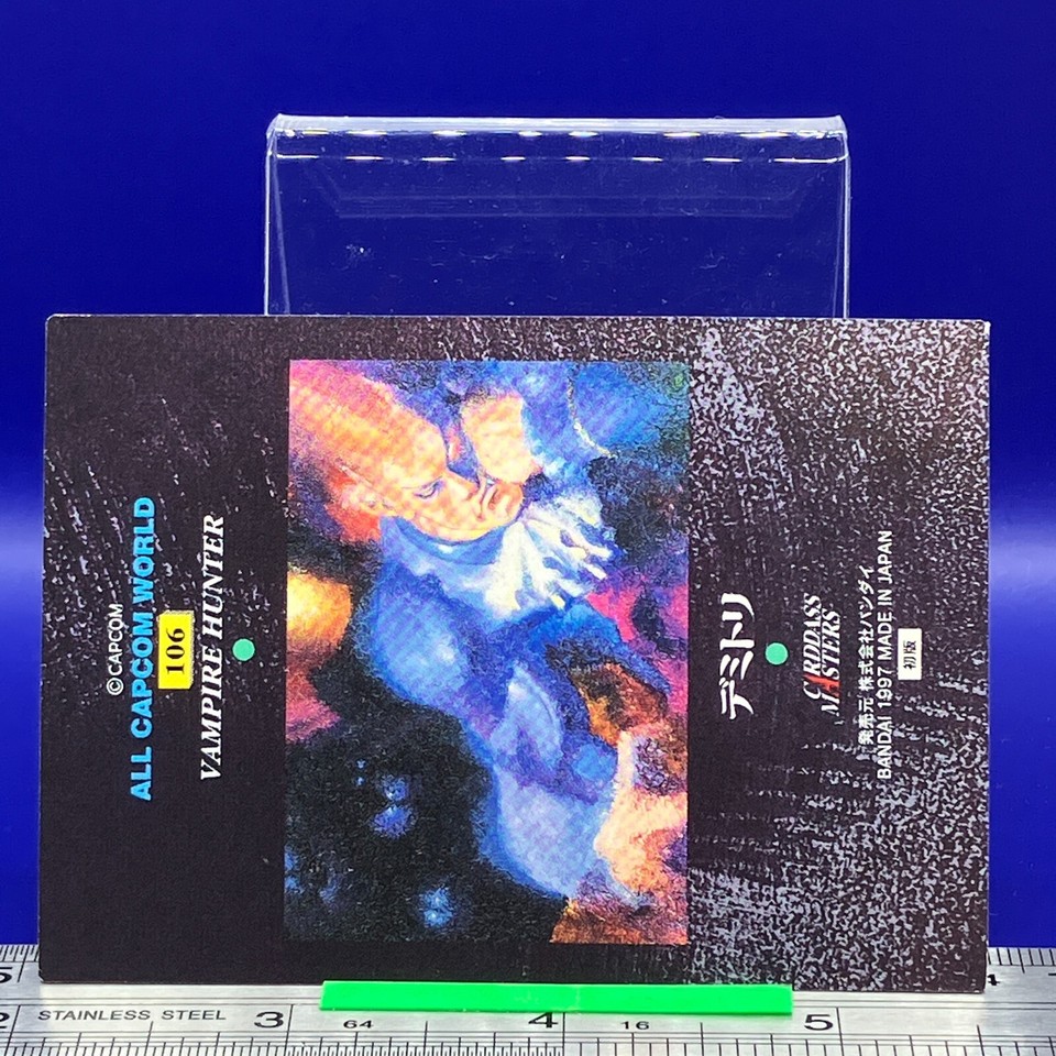 Demitri Vampire Savior Carddass Masters TCG Capcom Game Card Rare ...