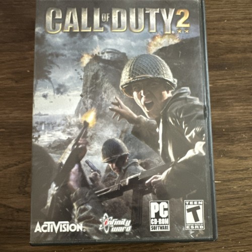Call Of Duty 2 PC CD-ROM 6-disc Set Activision InfnWard 2005 for ...