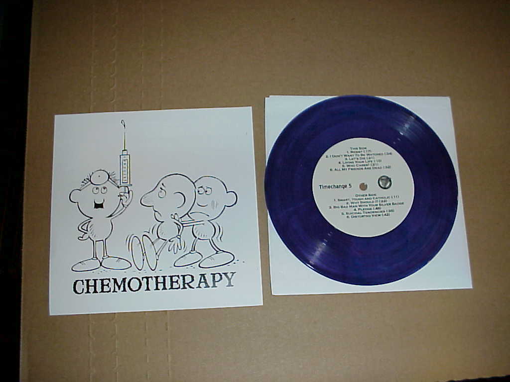 7": CHEMOTHERAPY - self titled EP s/t NEW UNPLAYED REISSUE PURPLE VINYL ...