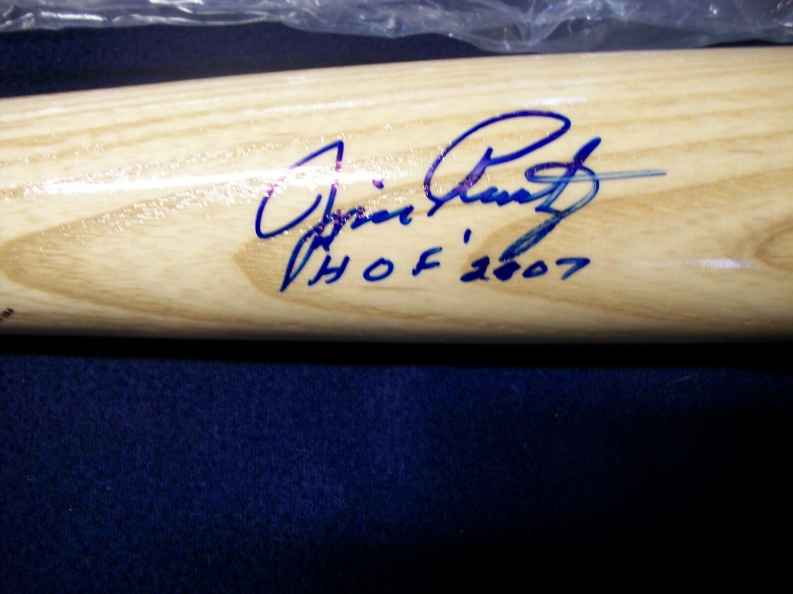JIM RANTZ 2007 HOF Signed Autographed Baseball Bat Rawlings Big Stick ...
