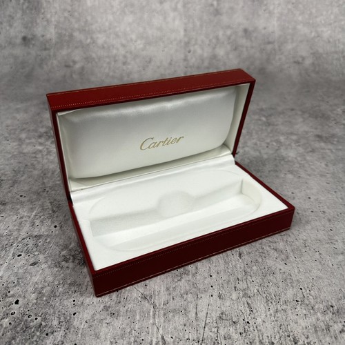 Genuine Cartier Red Leather Eyeglass Jewelry Box COT80023 | eBay