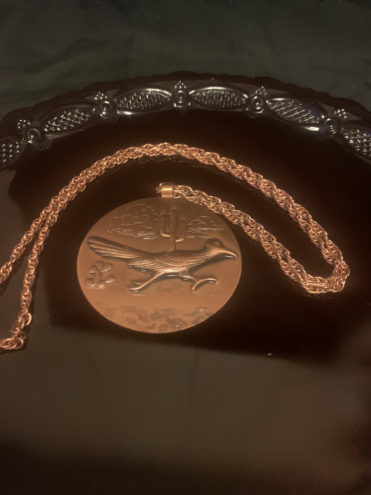 Vintage Bell Solid Copper,Road Runner pendant, Coppe… - Gem