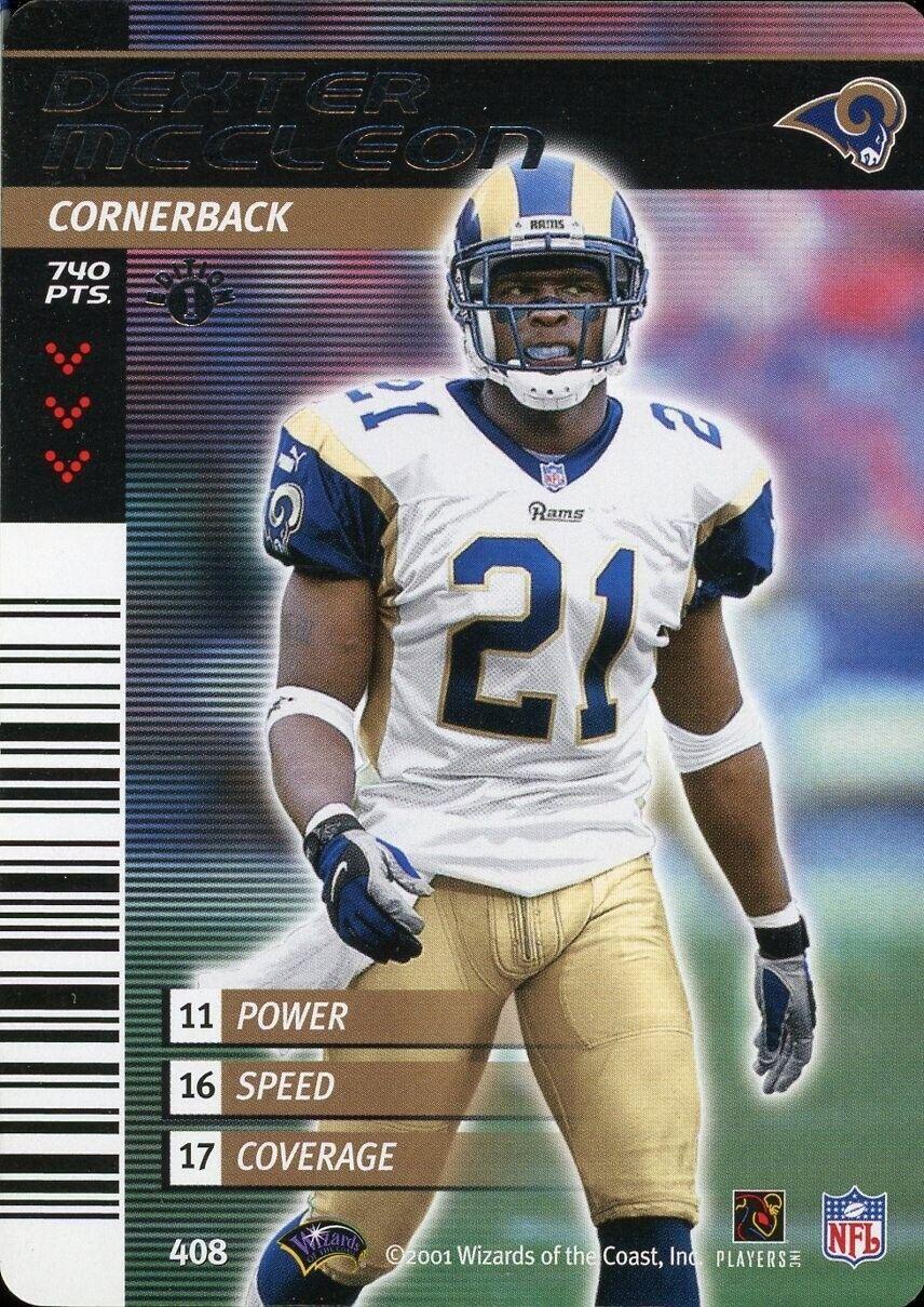 2001-02 NFL Showdown 1st Edition - Dexter McCleon #408 for sale online ...