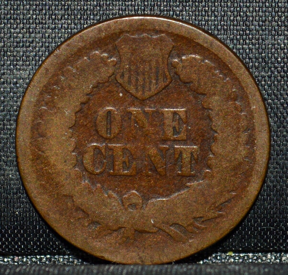 1866 INDIAN HEAD CENT GOOD G 1C BRONZE L@@K NOW PENNY COIN SCARCE ...