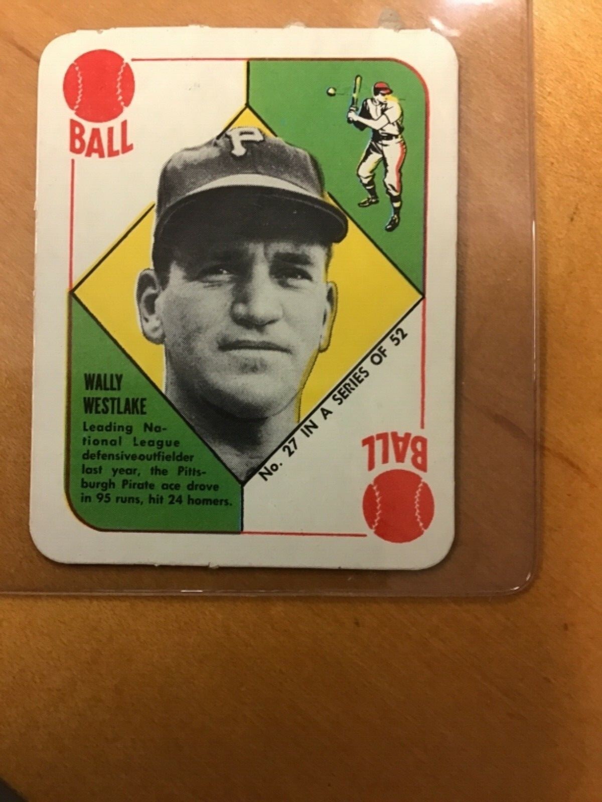 1951 Red Back Baseball Card #27 | eBay