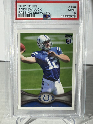 2012 Topps - Ball Partly Out of Frame #140 Andrew Luck, Andrew Luck (RC ...
